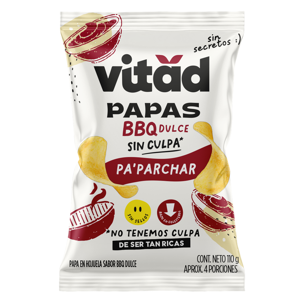 Papas BBQ Pa’ Parchar crunchy | Vitad